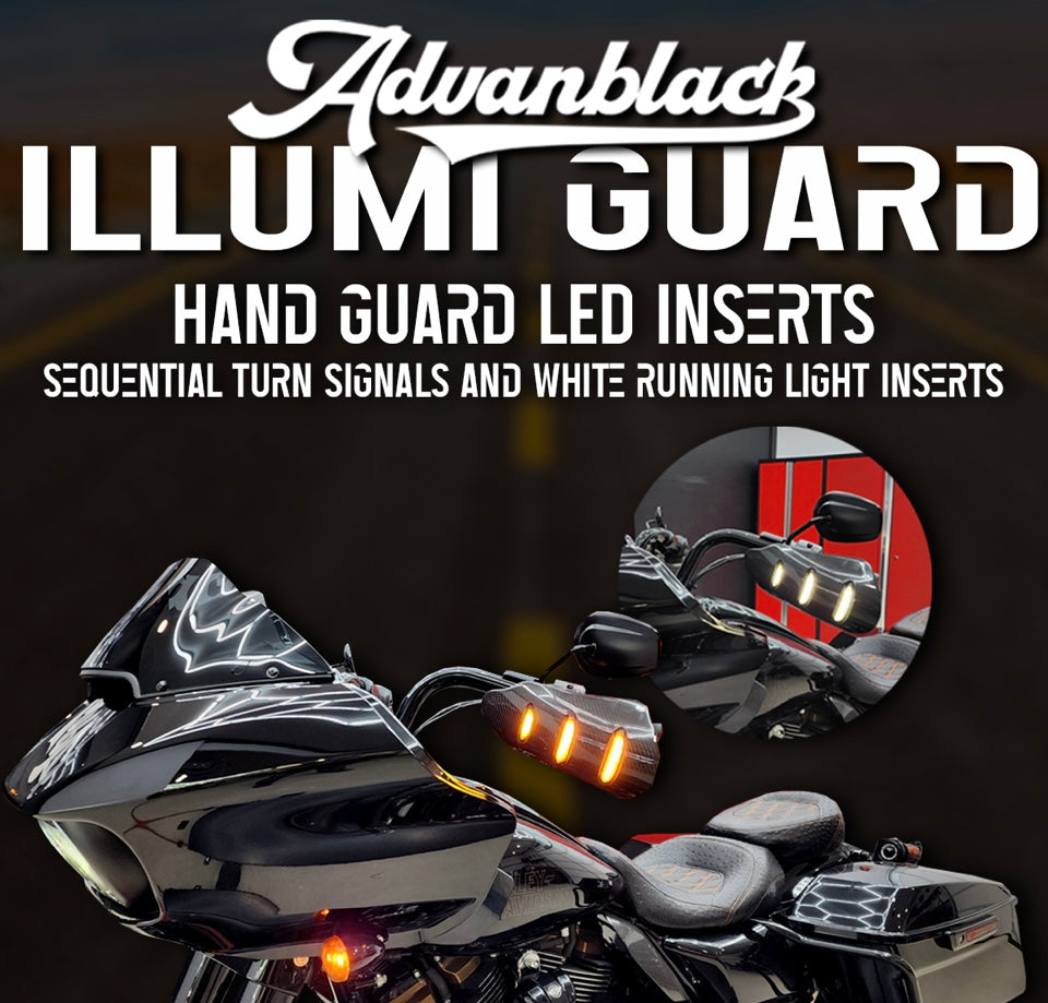 Sequential LED Turn Signals & Running Lights for Hand Guards – Harley ...