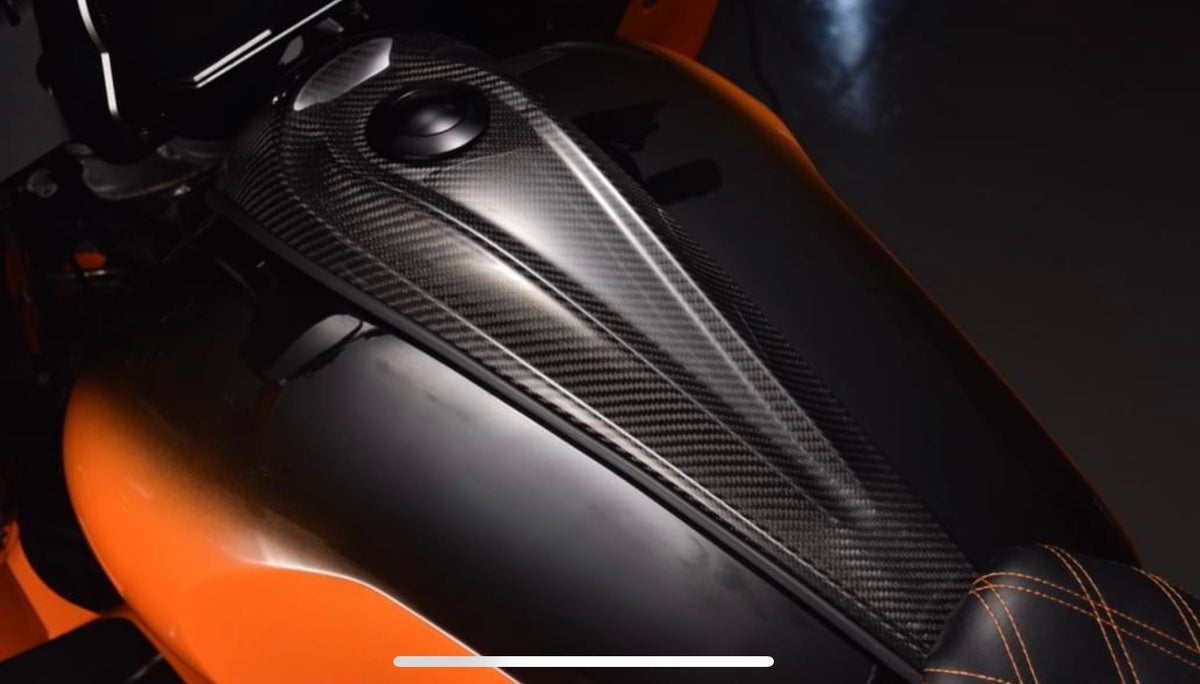 Carbon Fiber Tank Console 08-23 – Harley Bagger Parts