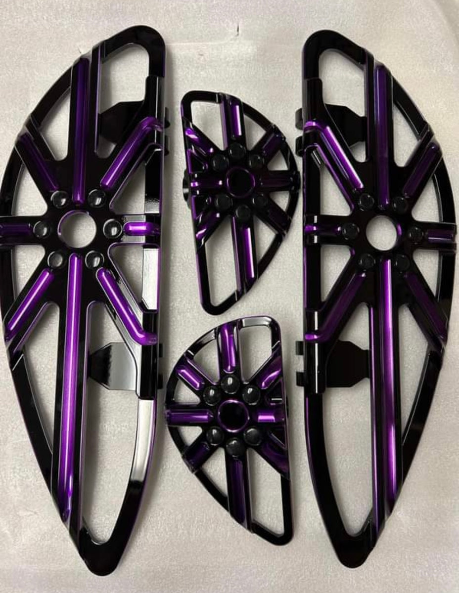 Custom Billet Driver & Passenger Floor Board Set or Individual – Harley ...