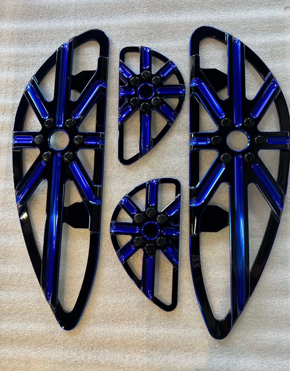 Custom Billet Driver & Passenger Floor Board Set or Individual – Harley ...
