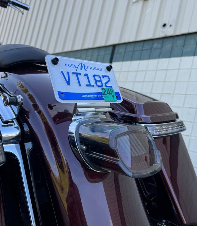 License Plate Relocation Mount for Harley-Davidson® '14-'24 Touring ...