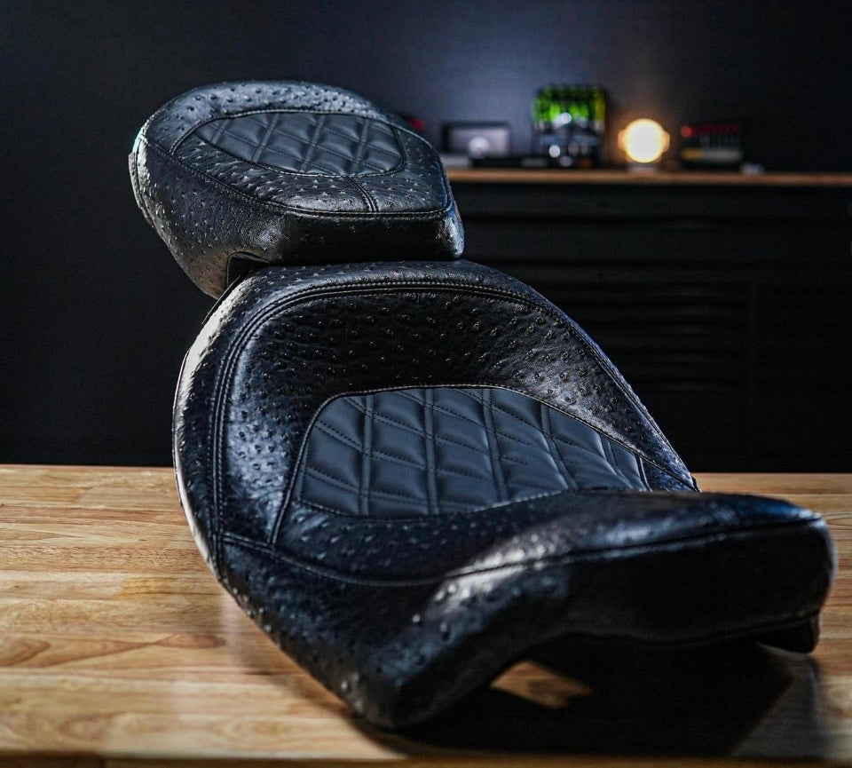 Quest Low Profile Custom Stitching Seat for Harley Touring – Harley ...