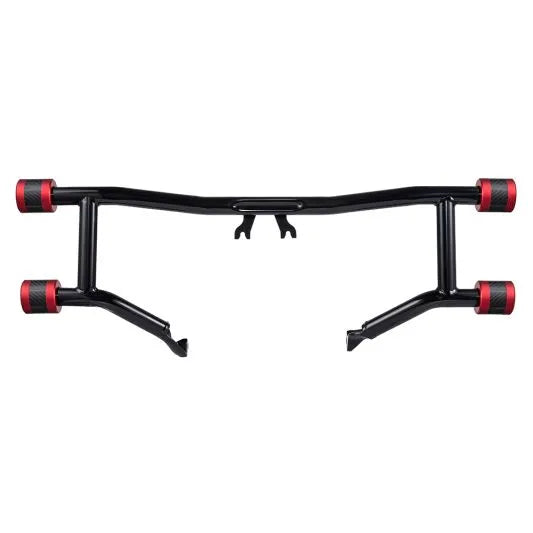 Black ProTek Front Performance Highway Peg Two Step Crash Bar for Harl ...