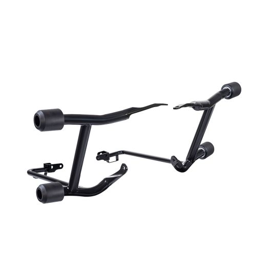 Black ProTek Rear Performance Crash Bar Saddlebags Guards for '14-'25 ...