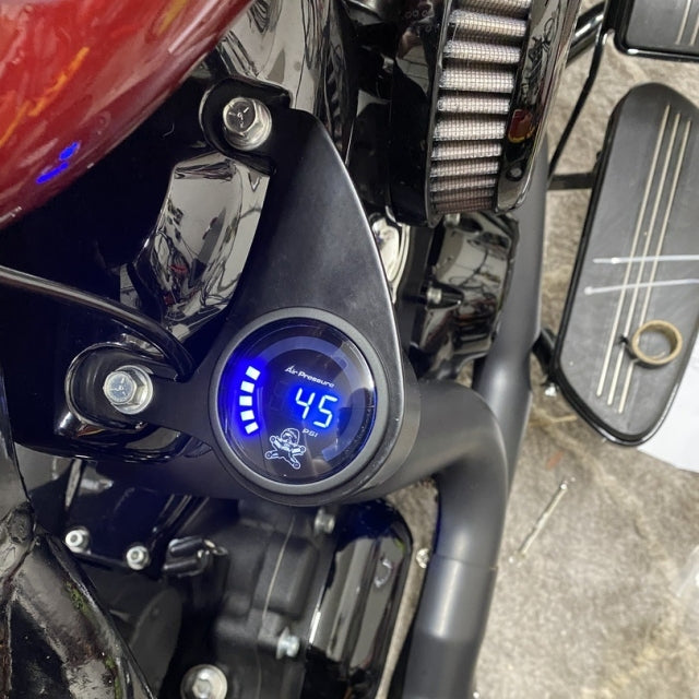 Valve cover / Rocker Box Mount Gauge Bracket. – Harley Bagger Parts