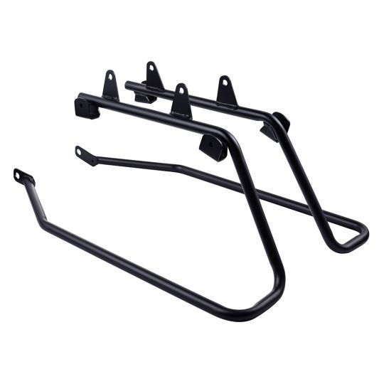 BLACK HARD SADDLEBAGS CONVERSION BRACKETS FOR M8 LOW RIDER S/ ST ...