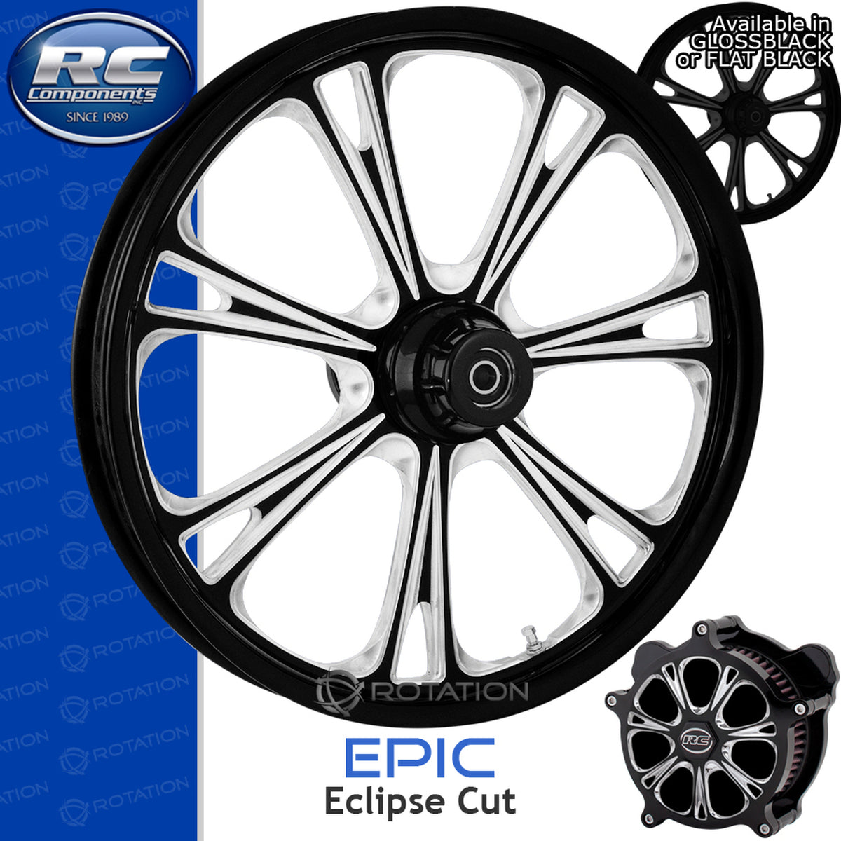 RC Components Epic Eclipse Touring Wheel – Harley Bagger Parts